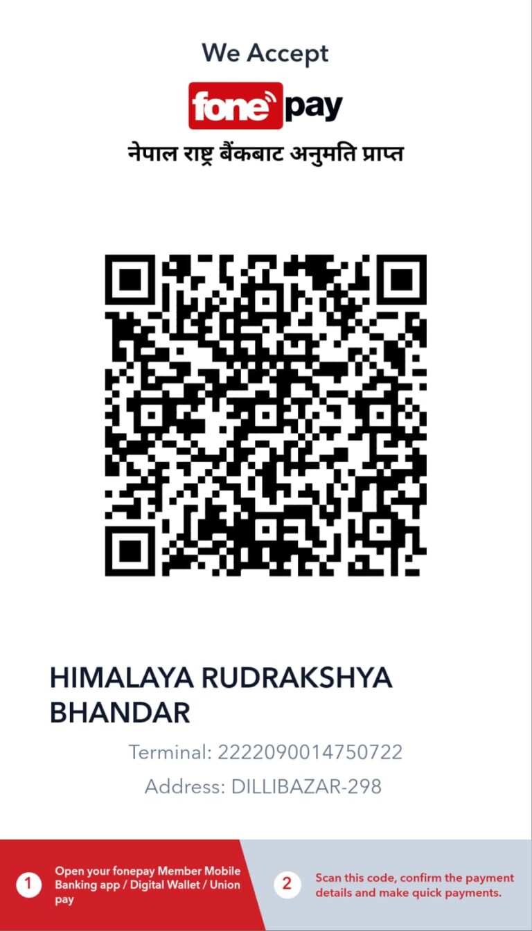 Payment - Nepal Rudraksha